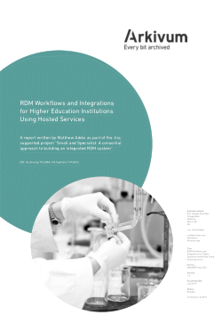 RDM workflows and integrations for HEIs using hosted services