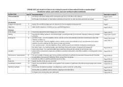 STROBE 2007 Checklist