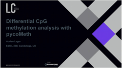 Differential CpG methylation analysis with pycoMeth (Poster and video - ONT London calling 2020)