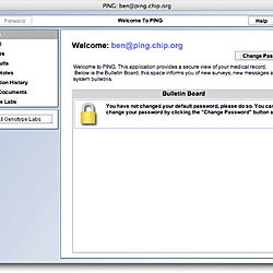 GenePING fits into the standard PING architecture