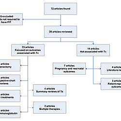 ITP HRQoL literature review flowchart