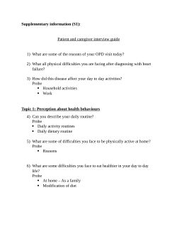 Interview and FGD guide