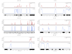 Mean read depth and breadth for each gene