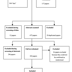 Flow chart of selection decisions
