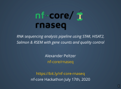 RNA sequencing analysis pipeline using STAR, Salmon, RSEM with gene ...