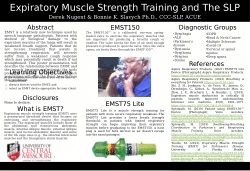 Expiratory Muscle Strength Training and the SLP