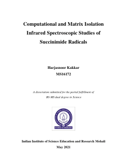 Computational and Matrix Isolation Infrared Spectroscopic Studies of ...