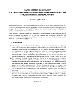 Data Access Policy for EGAS00001005395 DAC EGAC00001002183