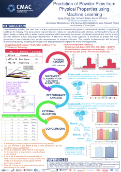 Prediction of Powder Flow from Physical Properties using Machine Learning