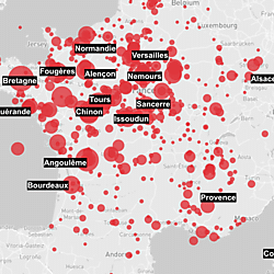 Supplemental Data and Figures for Literary Geographies in Balzac and Proust