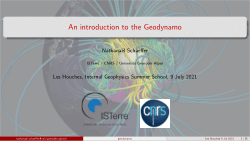 An introduction to the Geodynamo