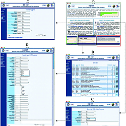 The DG-CST database: examples of query interfaces