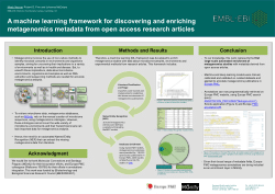 ISMB 2021 Poster: A machine learning framework for discovering and enriching metagenomics ...