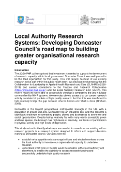 NIHR - Doncaster Road Map .pdf