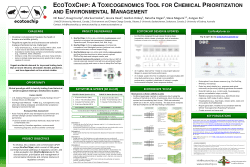 SETAC2021-EcoToxChip Project Overview