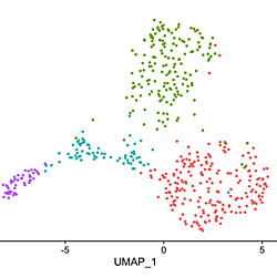 Expression patterns of 445 DEGs from single-cell RNA-seq of late germ ...