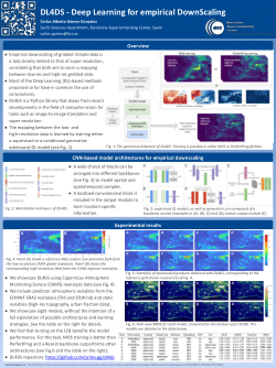 DL4DS - Deep Learning for empirical DownScaling