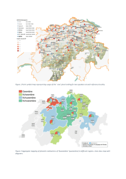 Mapping techniques used to explore dialect variation and change in the ...