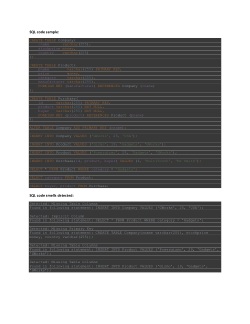 SQL statements & code smells detected - SQL_stmts_1