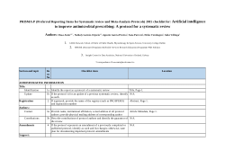 PRISMA-P-checklist - Artificial Intelligence to Improve Antimicrobial ...
