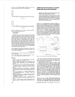 CURRENT AND VECTOR CONTROL OF AC MOTOR DRIVES USING TMS320 MICROPROCESSOR