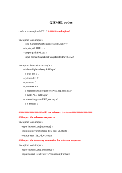 QIIME2 codes for cyanobacterial ITS sequence analysis v2