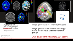 2022 MD Anderson Imaging Physics Retreat: "Image-guidance in Radiation ...