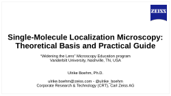Single-Molecule Localization Microscopy: Theoretical Basis and ...