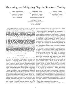 Measuring and Mitigating Gaps in Structural Testing