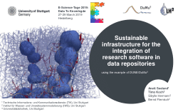 Sustainable infrastructure for the integration of research software in ...