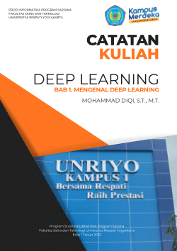 Mengenal Deep Learning