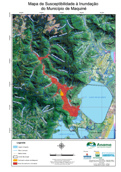 Mapa de Susceptibilidade à Inundação do Município de Maquiné do ...