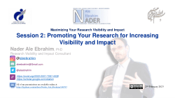 Maximizing Your Research Visibility and Impact, Promoting Your Research