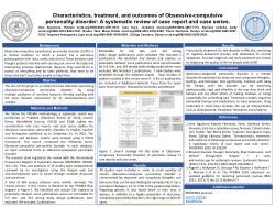 Obsessive-compulsive personality disorder. A systematic review of case ...
