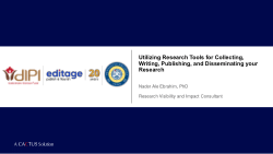 Utilizing Research Tools for Collecting, Writing, Publishing, and ...