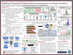 Modeling A Framework To Estimate Resource Requirements For Scientific ...