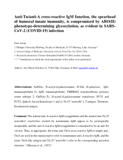 Anti-Tn/anti-A cross-reactive IgM function is compromised by ABO(H ...