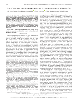 FracTCAM: Fracturable LUTRAM-Based TCAM Emulation on Xilinx FPGAs