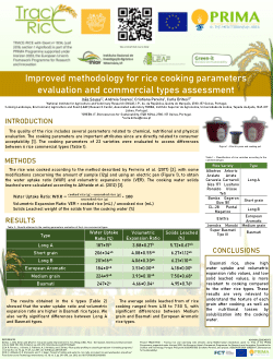 Improved methodology for rice cooking parameters evaluation and ...