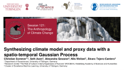 Synthesizing climate model and proxy data with a spatio-temporal Gaussian Process