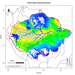 Mapping density, diversity and species-richness of the Amazon tree flora