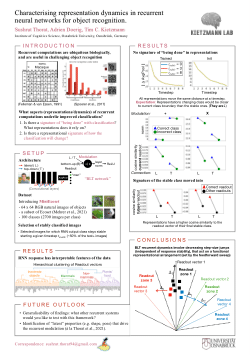 Characterising representation dynamics in recurrent neural networks for object recognition