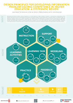 7 Design Principles for Teaching Information Problem Solving in Higher Education