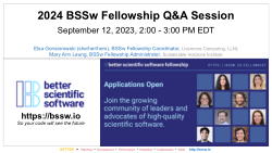 2024 BSSw Fellowship Q&A Session