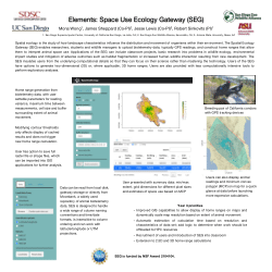 Space use ecology gateway (SEG)