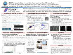 CSSI Framework: Machine Learning Materials Innovation Infrastructure