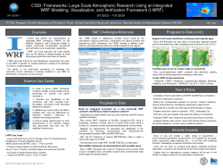 CSSI: Frameworks: Large Scale Atmospheric Research Using an Integrated WRF Modeling ...