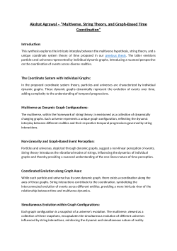 Multiverse, String Theory, and Graph-Based Time Coordination