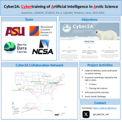 Cyber2A: Cybertraining of Artificial Intelligence in Arctic Science