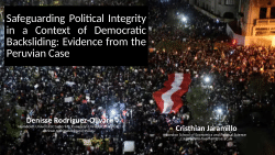Safeguarding Political Integrity in a Context of Democratic Backsliding ...